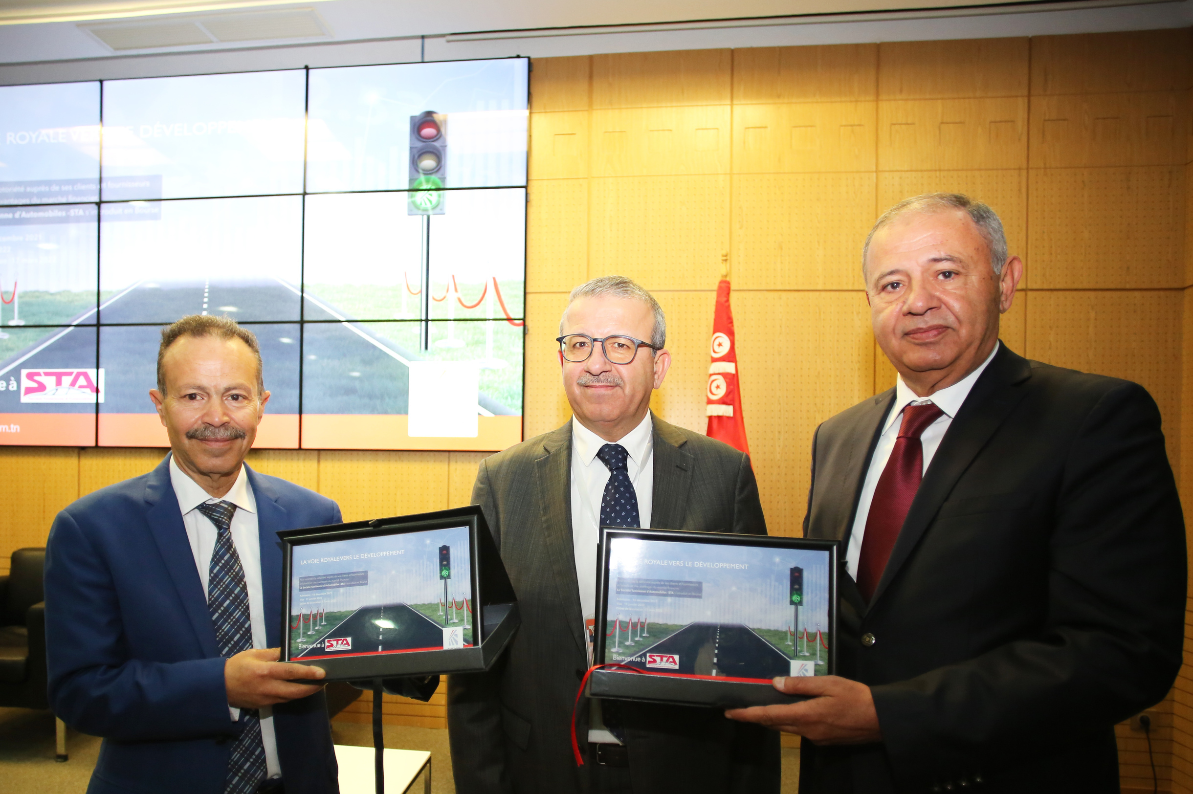 La BVMT fête l’introduction en Bourse de la Société tunisienne d ...