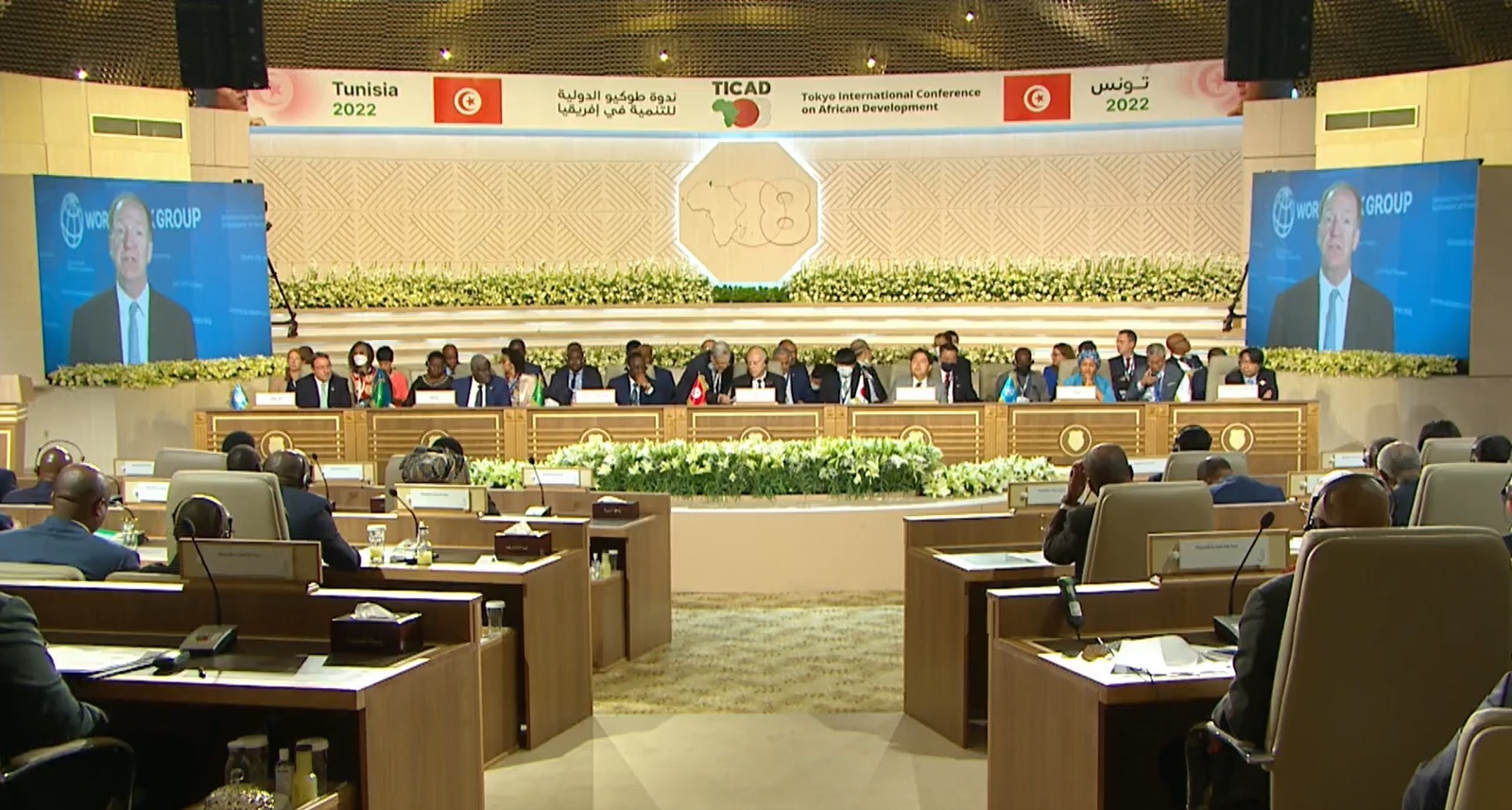 TICAD 8 : David Malpass, président du groupe de la Banque Mondiale, affirme son engagement pour ...