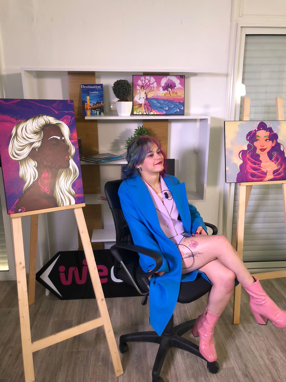 Entre couleurs cosmiques et expressions féminines, “V like Venus” illumine le Hub Design Denden ...