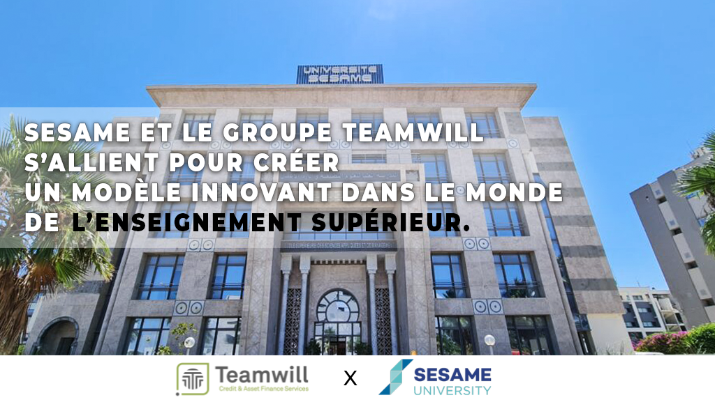 L’université SESAME et le groupe TEAMWILL s’allient pour créer un ...