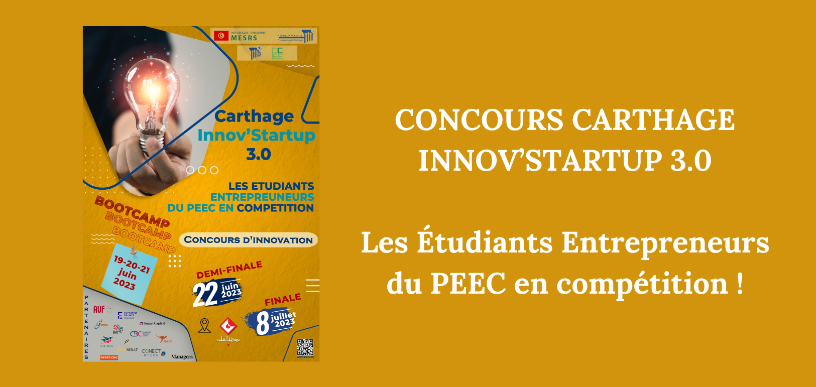 Concours Carthage Innov'Startup 3.0: les étudiants entrepreneurs du ...