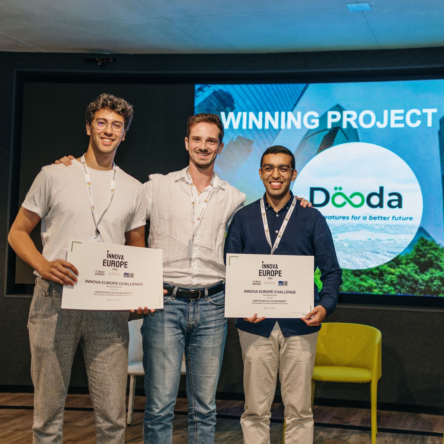 Dooda : l'équipe gagnante de la finale 'INNOVA Europe' ! - Managers