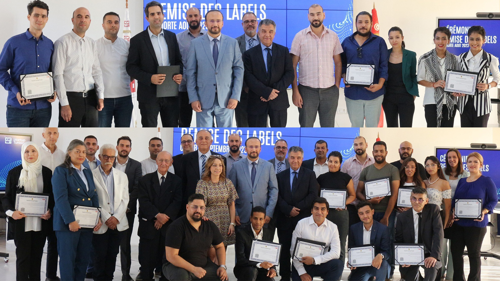 Remise de 26 nouveaux labels Startup Act - Managers