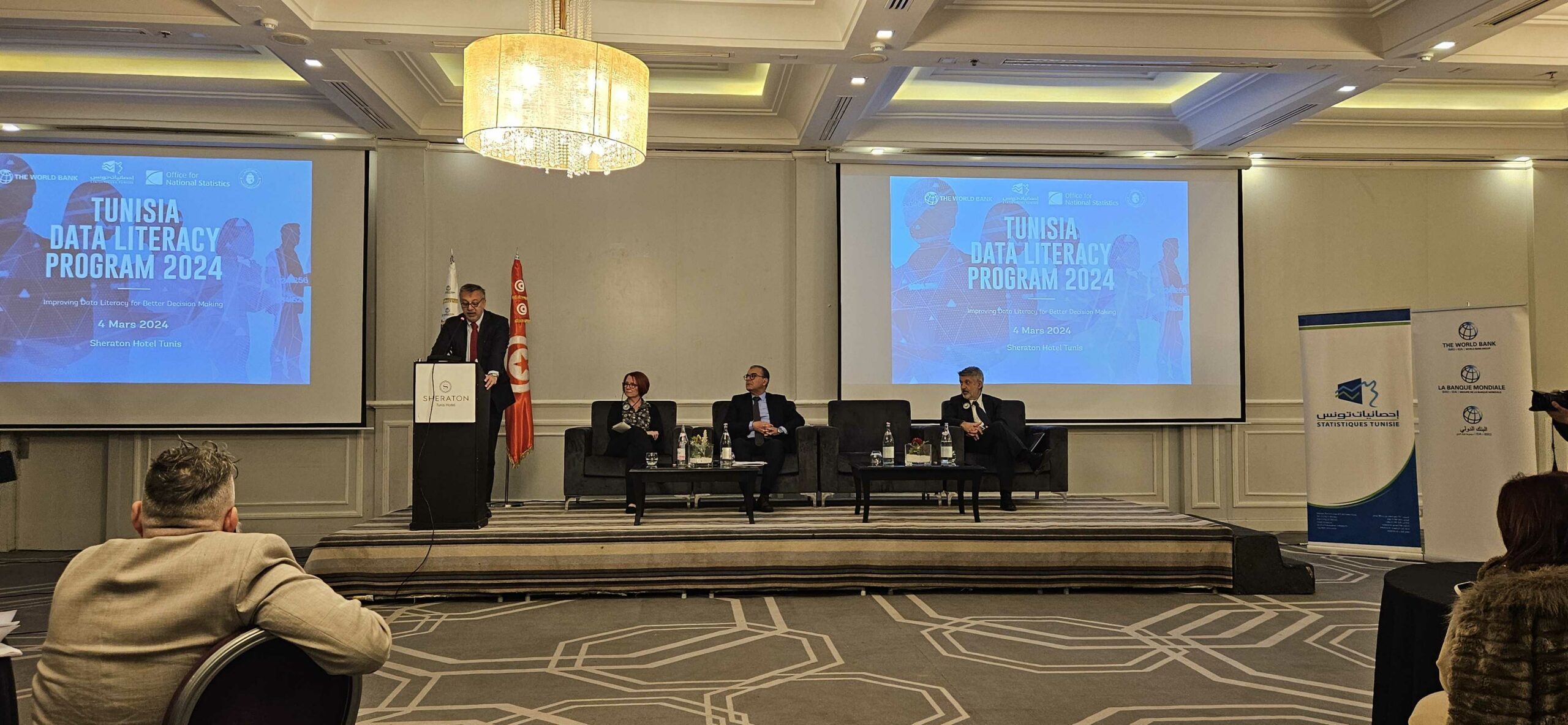 Lancement de "Tunisia Data Literacy Program" pour les fonctionnaires, universitaires et médias ...