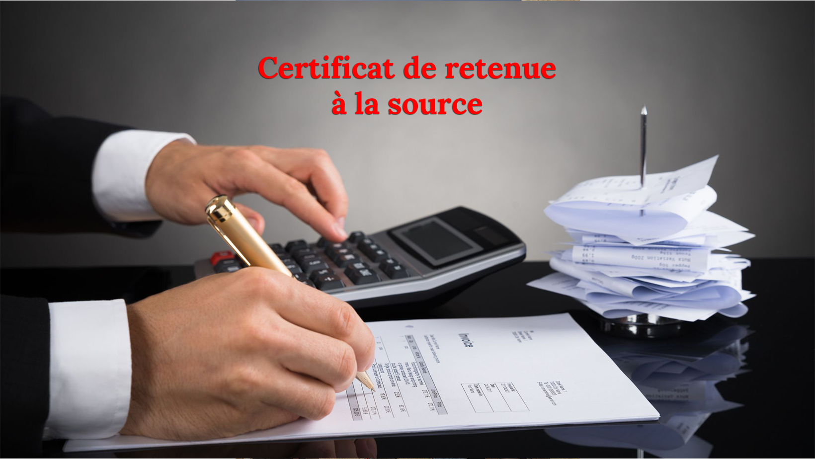 Désormais, les certificats de retenue à la source se font en ligne - Managers