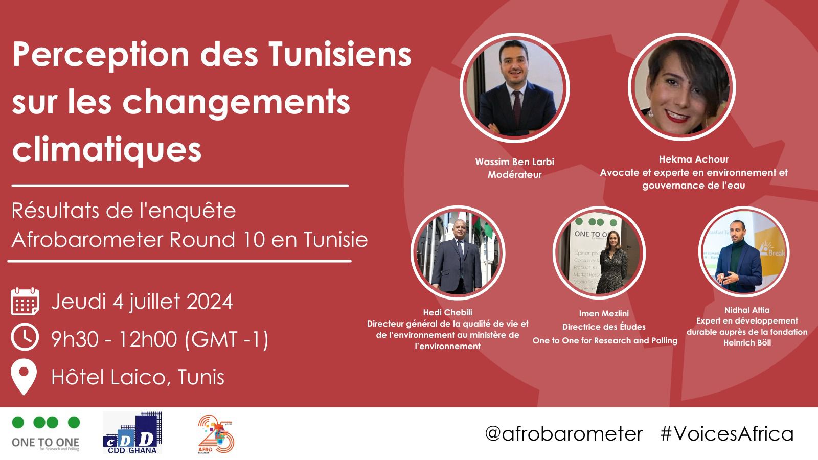 Invitation to the Presentation of Afrobarometer Results on Climate ...