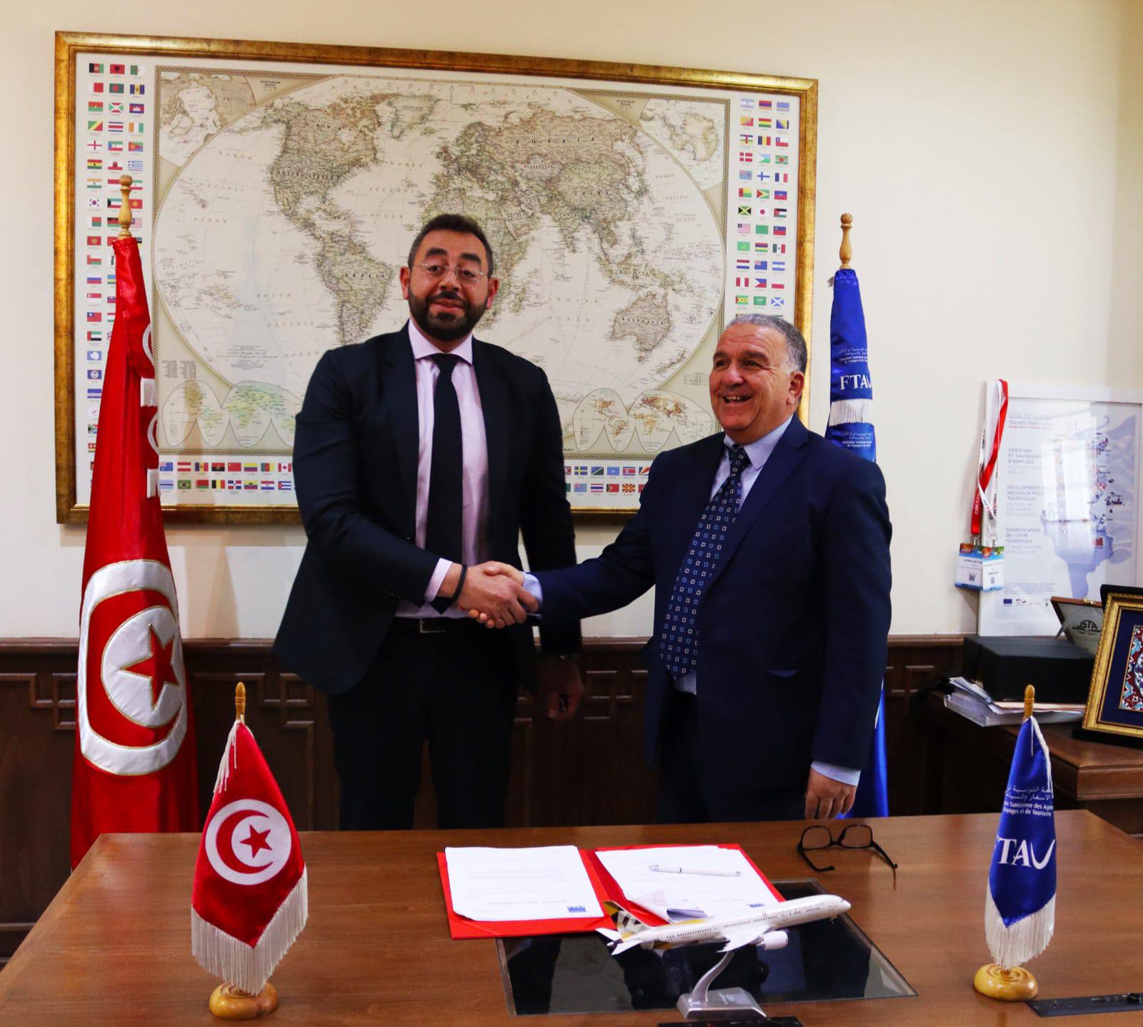 Signature d’un accord de partenariat entre la FTAV et la compagnie Etihad Airways - Managers