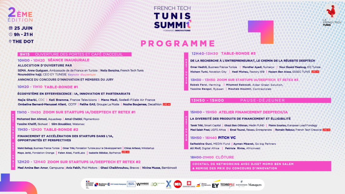Le «French Tech Tunis Summit» lance sa 2e édition dédiée à l’écosystème IA et Deeptech - Managers